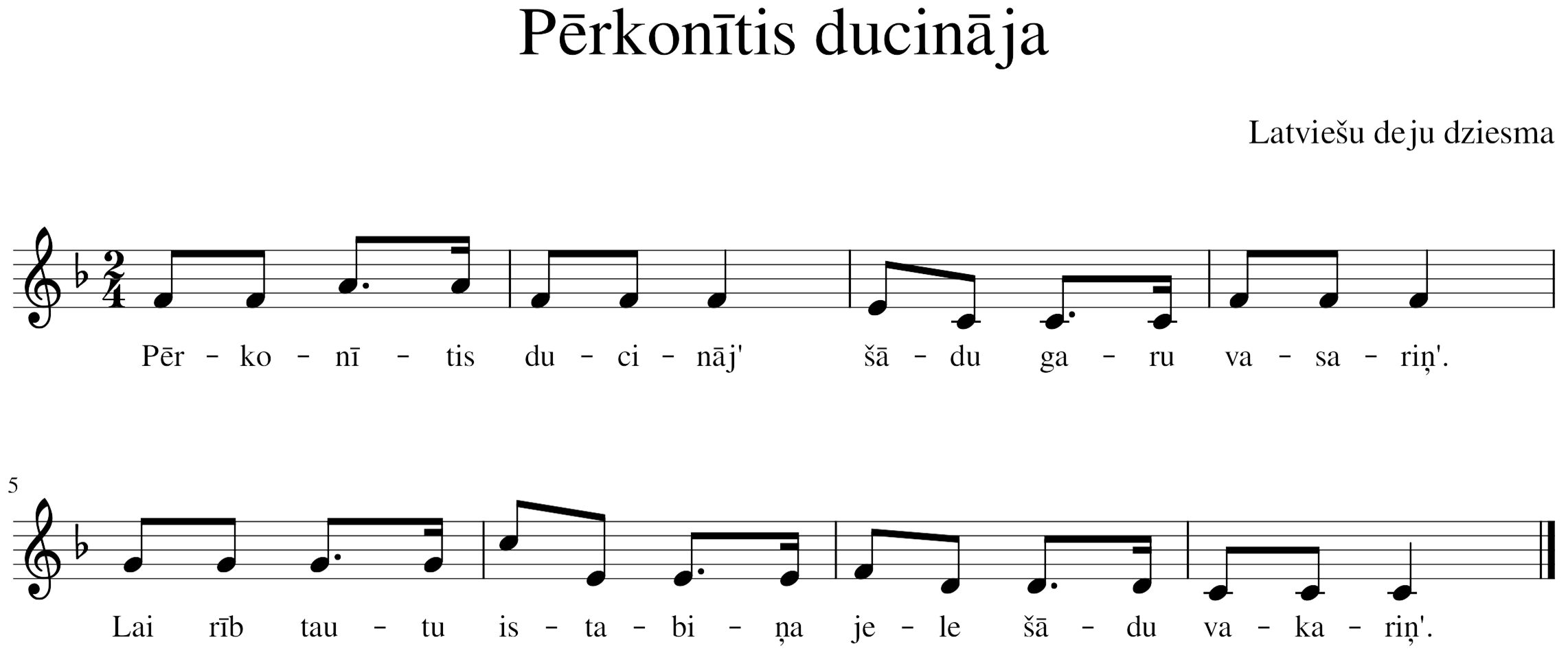 Latviešu tautas dejas dziesma – ritma grupa vai vienība II — uzdevums ...
