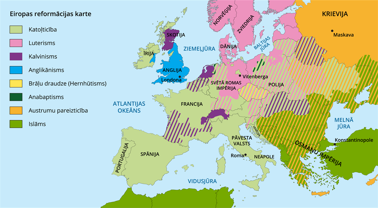 Reformācijas gaita un protestantisms — teorija. Latvijas un pasaules ...