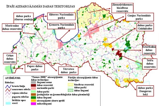 Aizsargājamie dabas objekti — teorija. Dabaszinības, 4. klase.