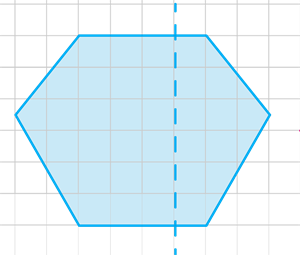 Zīmējums uz rūtiņu papīra. Figūra ir simetriska — uzdevums. Matemātika ...