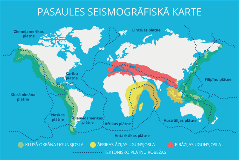 Zemestrīces — teorija. Ģeogrāfija (Skola2030), 7. klase.